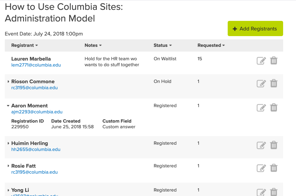 University Event Calendar System | Center of Excellence for Usability ...
